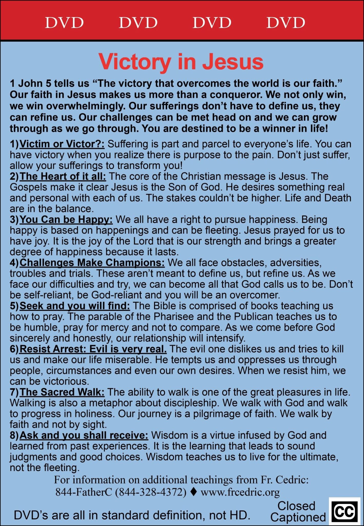 A Daily Blog - Father Cedric